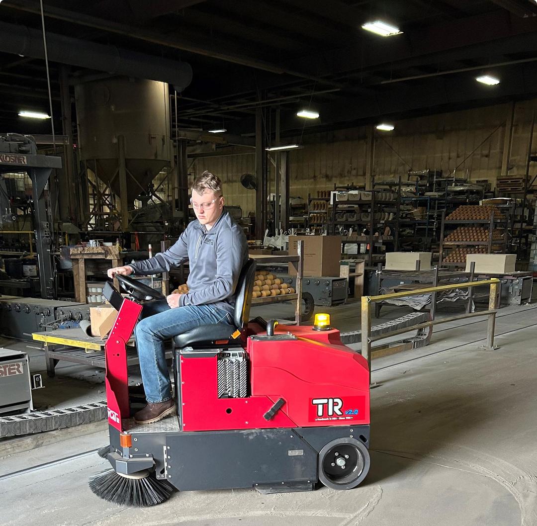 Browse our floor scrubber machines and sweeper gallery