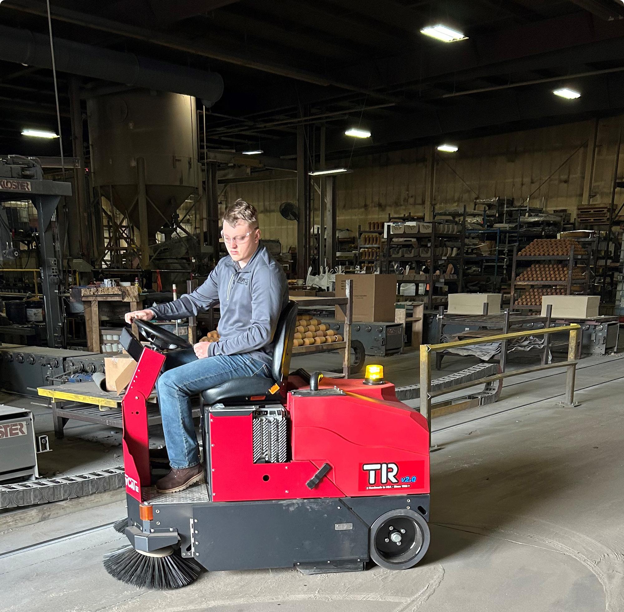 Browse our floor scrubber machines and sweeper gallery