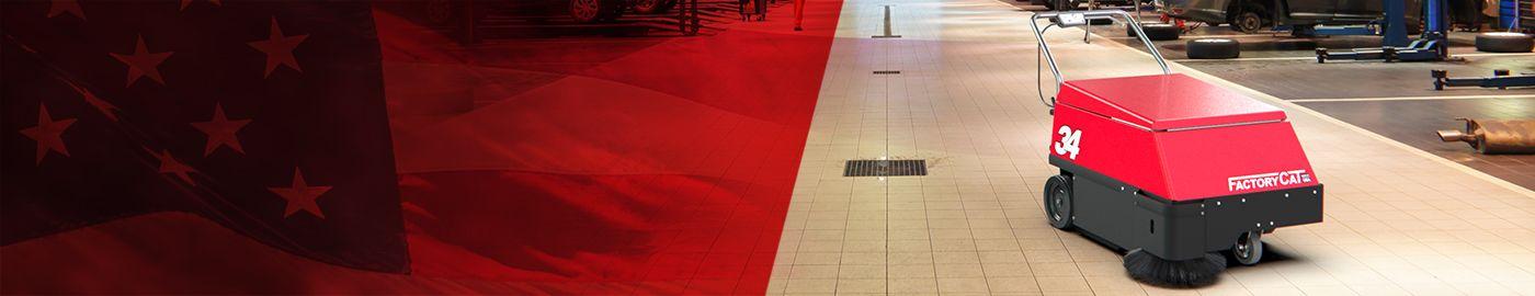 Industrial Walk Behind Floor Sweeper Machine - 34