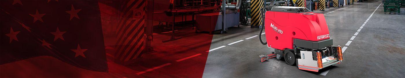 Clean easy with Walk Behind Floor Scrubber Machine - MiniHD